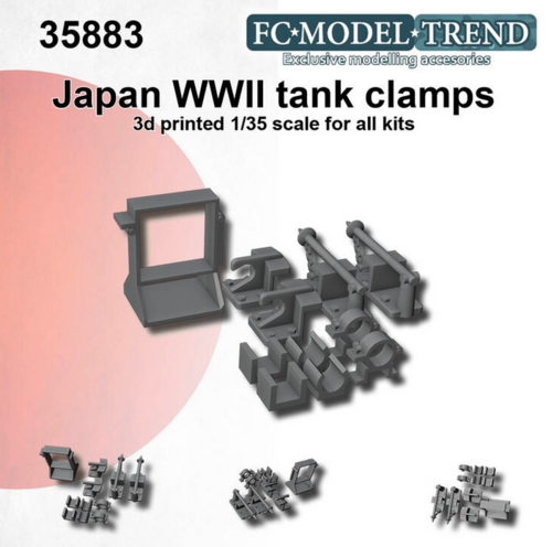 FC ModelTrend 35883 Japan WWII tanks clamps