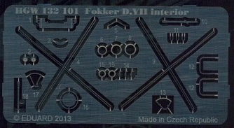 HGW Models 132101 Fokker D.VII - Interior