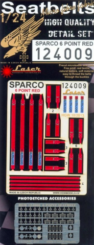 DISCONTINUED HGW Models 124009 Sparco Red - Six Point