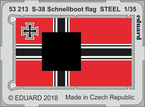 Eduard 53213 S-38 Schnellboot flag STEEL ITALERI
