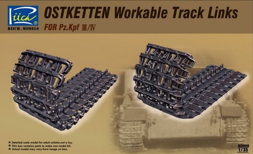Riich.Models RE30008 Ostketten Workable Track Links For Pz.Kpf III/IV