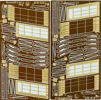 Part S32-016 P-38L Lighting flaps Trumpeter