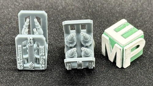 EMP3D 35040637 Anteny US - Wygięte 15 Stopni - 4 Sztuki