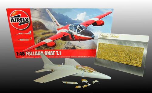 Metallic Details MD4808 Folland Gnat T.1 Detailing set (designed to be used with Airfix kits)