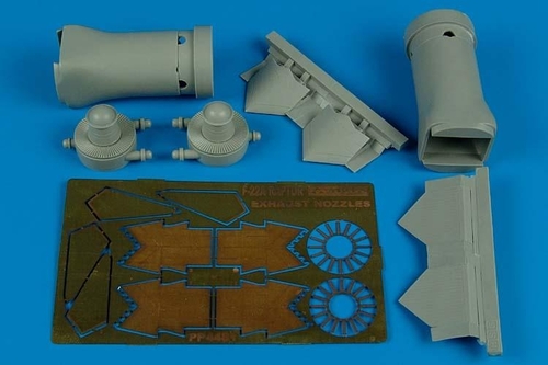 Aires 4481 F/A-22 Raptor exhaust nozzles - closed Hasegawa
