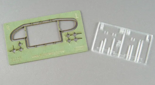 Rescue Models 35118 Dodge Beep front grill normal