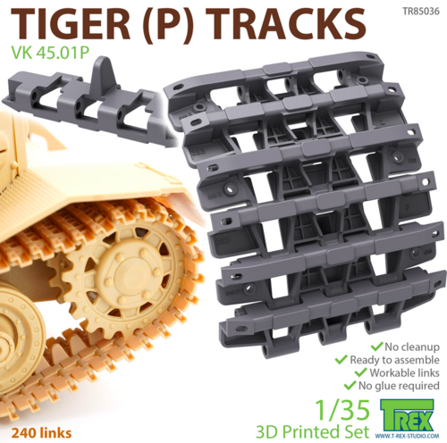T-Rex Studio 85036 Tiger(P) Tracks for VK 45. 01P