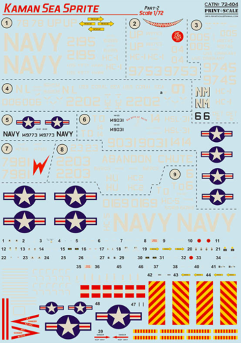 Print Scale 72-404 Kaman Seasprite. Part 2