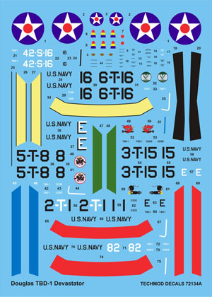 Techmod 72134 Douglas TBD-1 Devastator