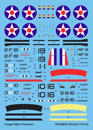 Techmod 72131 Vought SB2U Vindicator