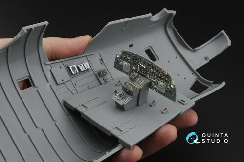 Quinta Studio QD32259 Consolidated B-24 D/J Liberator - Pilot's Compartment 3D-Printed & Coloured Interior on Decal Paper (for Hobby Boss Kits)