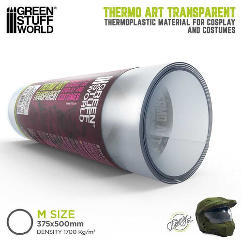 Green Stuff World 14136 ThermoArt Thermoplastic Transparent 375x500mm (M)