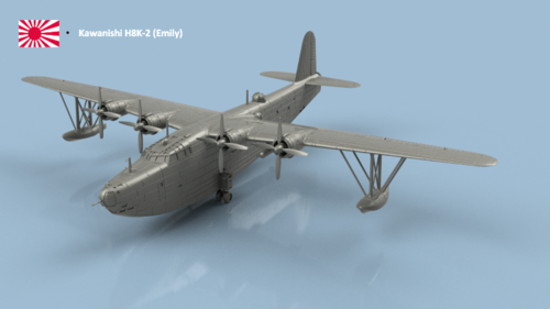 L'Arsenal 2.0 3D200493 Kawanishi H8K-2 (Emily) - 3D printing (1 plane)