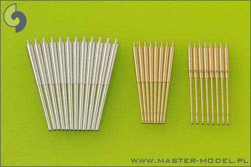 Master SM-200-007 German battleship Bismarck - secondary and heavy AA armament barrels - 15cm (12pcs), 10,5cm (16pcs)