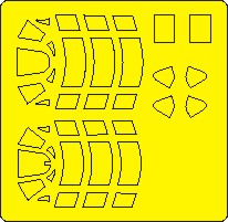 New Ware AM1293 Hurricane Mk.I, Mk.IC, Mk.IID EXPERT kabuki masks for Hobby Boss