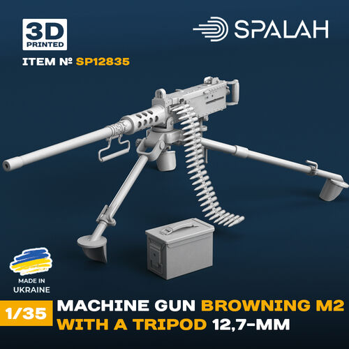 Spalah 12835 Machine Gun Browning M2 With A Tripod 12,7mm