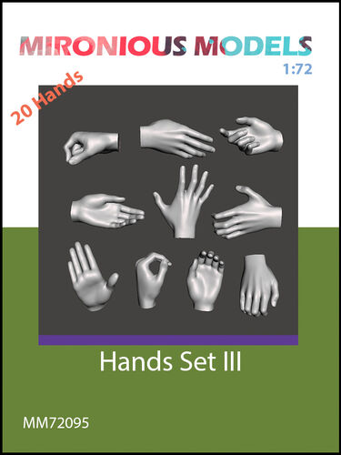 Mironious Models 72095 Hands Set III