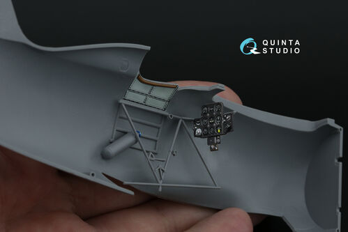 Quinta Studio QD32215 Poliakrpov I-153 Chaika - 3D-Printed & Coloured Interior (for ICM kits)