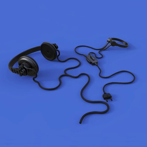 Royal Model di R. Reale 1094 German Tanker Head Phones Set - WWII