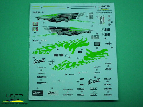Ukrainian Scale Cars Production (USCP) 24A059 Toyota Supra Fast And Furious