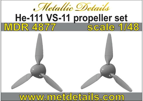 Metallic Details MDR4877 Heinkel He-111 VS-11 - propeller set