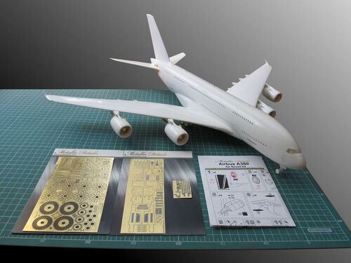 Metallic Details MD14418 Airbus A380 Detail Set (designed to be used with Revell kits)