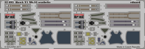 Eduard 32695 Hawk T1 Mk.53 seatbelts REVELL