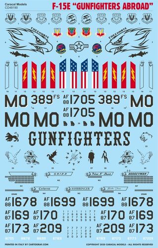 Caracal Models 48190 McDonnell F-15 E Eagle 'Gunfighters Abroad'