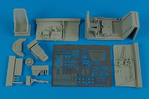Aires 2151 Bf 109F-2/F-4 early cockpit set Hasegawa
