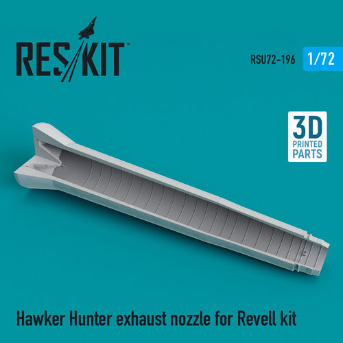 DISCONTINUED RES/KIT U72-0196 Hawker Hunter exhaust nozzle for Revell kit