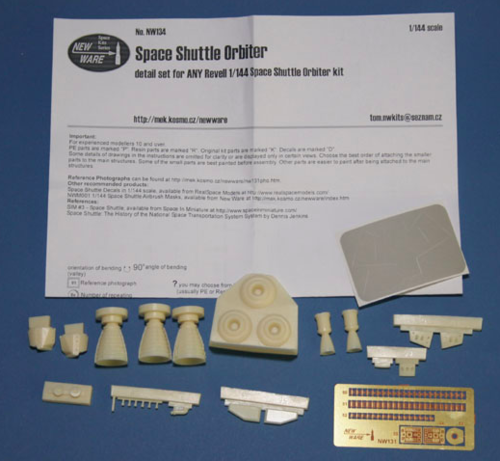 New Ware 134 Space Shuttle Orbiter - detail set