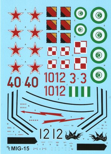 Hi-Decal Line 72022 MiG-15 bis Fagot