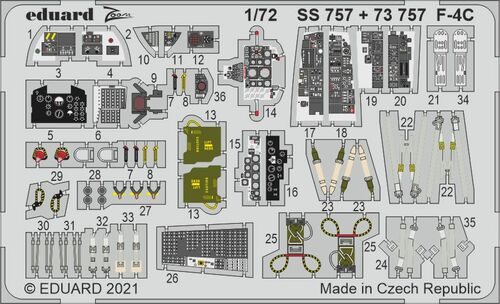 Eduard SS757 F-4C Fine Molds