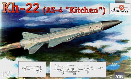 A-Model 72196 Raduga X-22 ( Kh-22) AS-4 'Kitchen' Soviet Large Long-Range Anti-Ship Missile