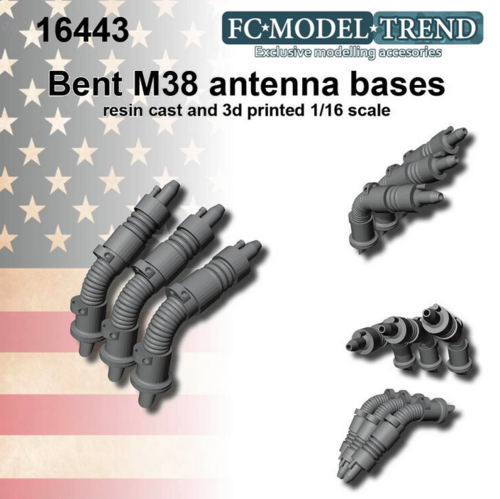 FC ModelTrend 16443 M38 Antenna bases