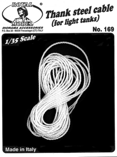Royal Model di R. Reale 169 Tank steel cables No. 2 - for light tanks