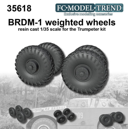 FC ModelTrend 35618 BRDM-1 weighted wheels