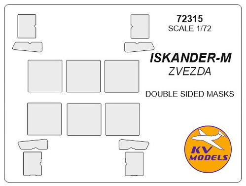 KV Models 72315 ISKANDER-M (ZVEZDA) (Double masks)