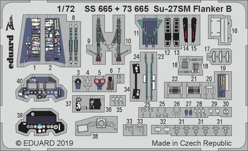 Eduard 73665 Su-27SM Flanker B ZVEZDA