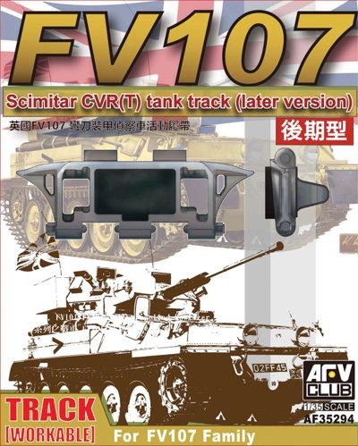 AFV Club 35294 FV107 Scimitar CVR(T) tank track (later version) for FV107 Family