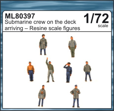 CMK ML80397 Submarine crew on the deck arriving