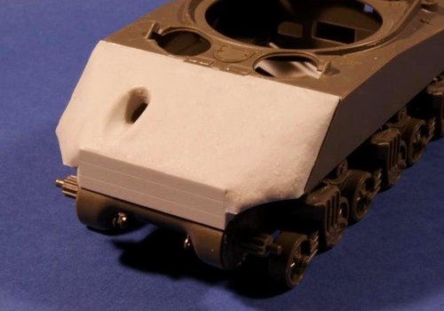 PanzerArt RE35-170 Concrete Armor for M4A3 "Sherman" (VVSS suspension)