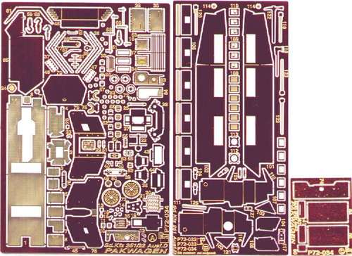 Part P72-034 Sd.Kfz.251/22 Pakwagen Hasegawa