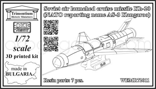 OKB Grigorov WEMR72011 Soviet Air Launched Cruise Missile Kh-20 (NATO AS-3 Kangaroo)