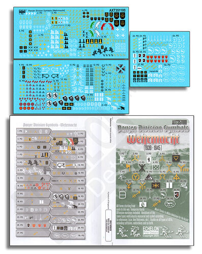 Echelon Fine Details AXT351100 Panzer Division Symbols - Wehrmacht (1939-1945)