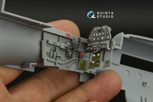 Quinta Studio QD32137 Curtiss P-40 E/K Warhawk - 3D-Printed & Coloured Interior (for Hasegawa / Eduard kits)