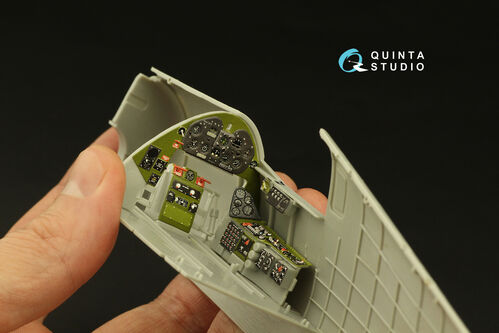 Quinta Studio QD32195 Grumman F6F-5 Hellcat - 3D-Printed & Coloured Interior (for Trumpeter kits)
