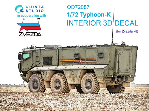 Quinta Studio QD72087 Typhoon-K - 3D-Printed & Coloured Interior (for Zvezda kits)