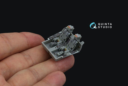 Quinta Studio QD72143 Grumman A-6 E Intruder - 3D-Printed & Coloured Interior (for Trumpeter kits)