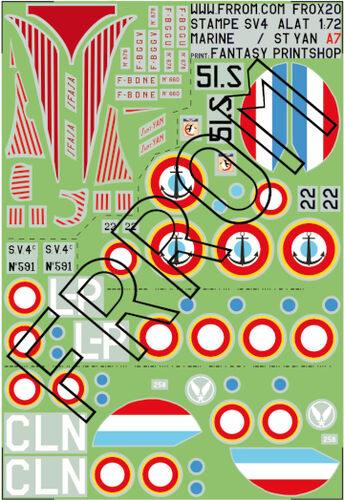 Azur FRX20 Stampe France ALAT Marine St-Yan (A7)